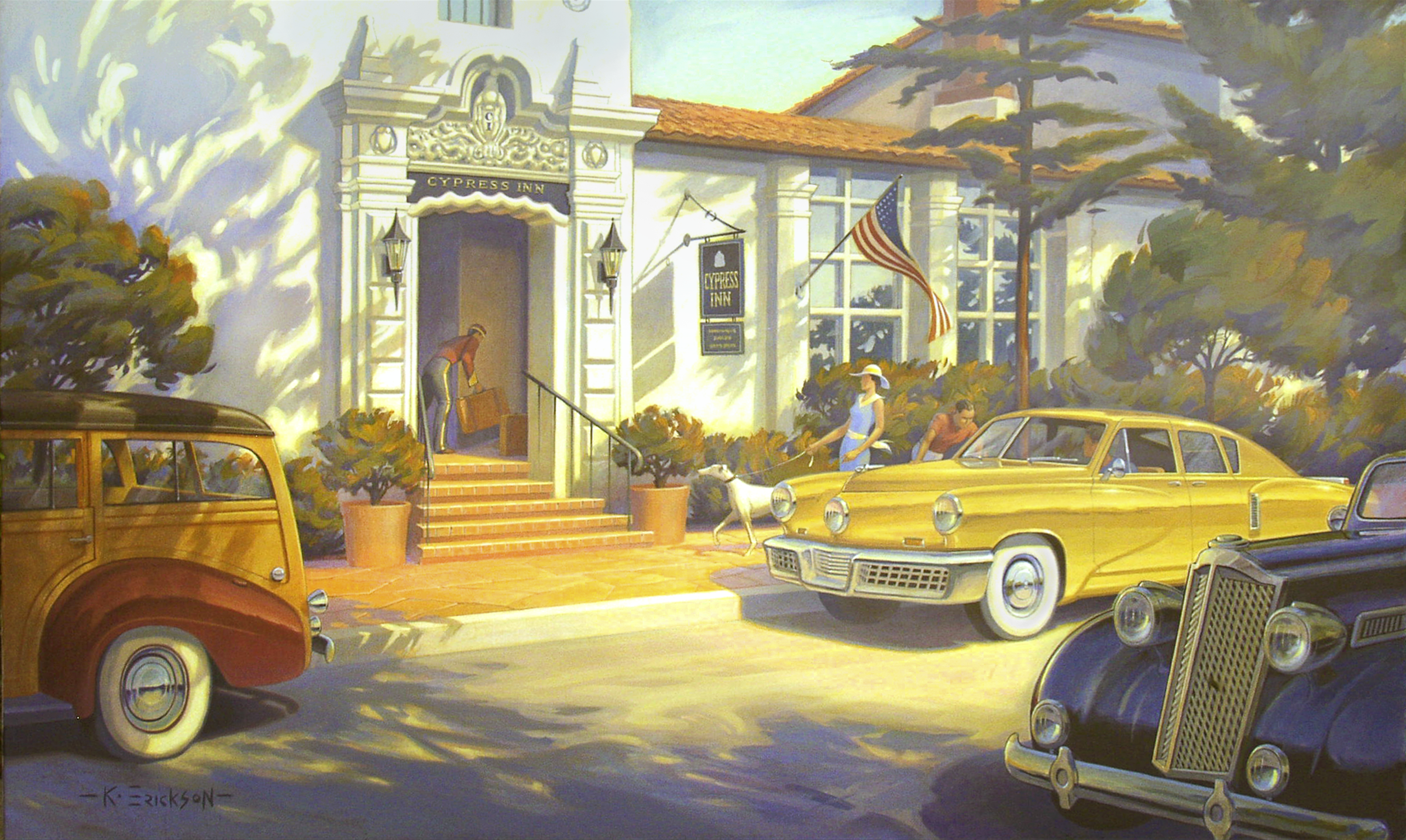 Retro Realism Art - Kerne Erickson